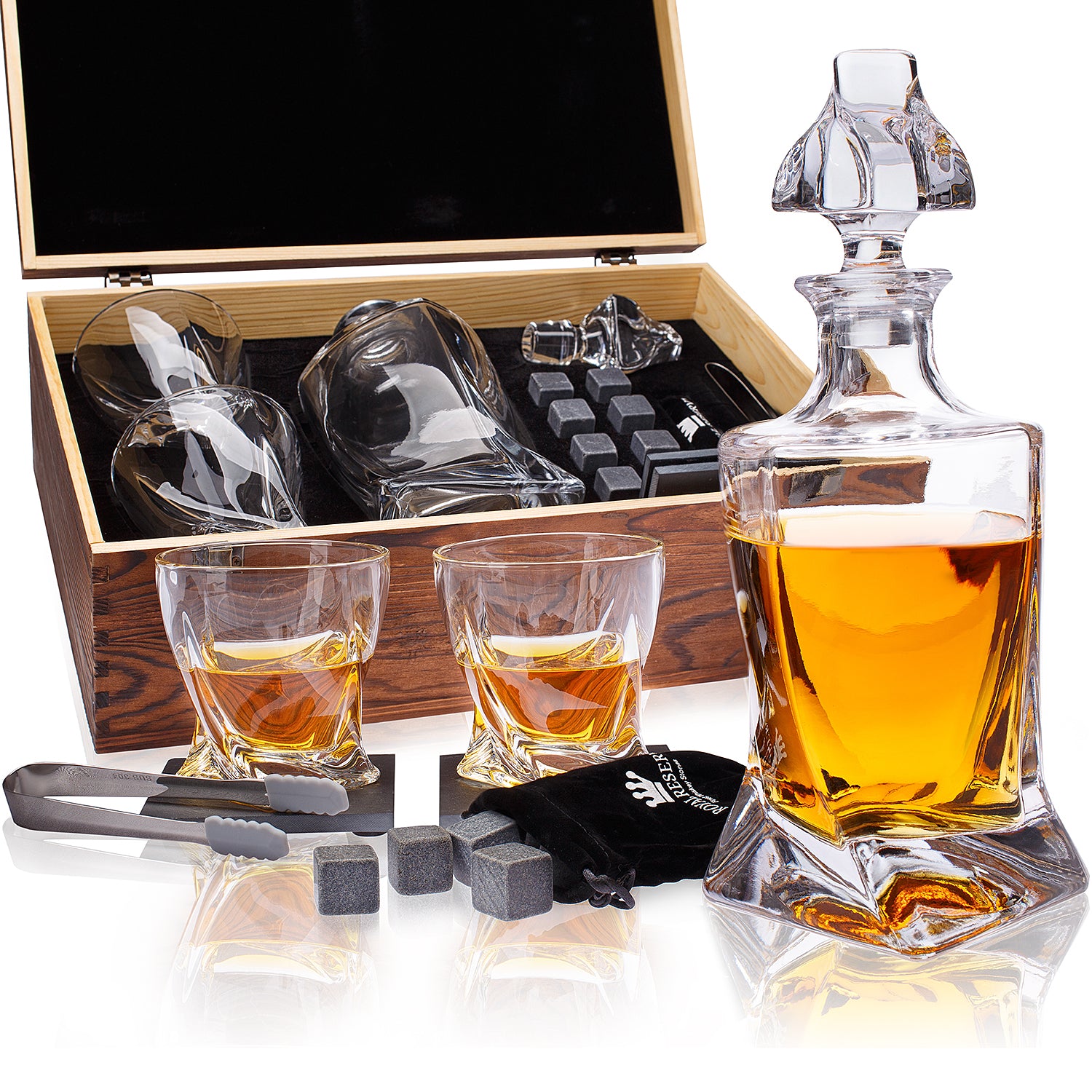 Modern Whiskey Decanter Set